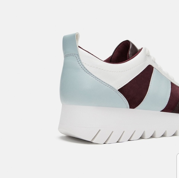 Zara | Shoes | Zara Contrasting Sneakers | Poshmark